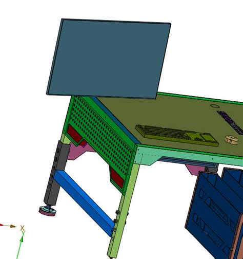 建筑师美术设计工程师工作台电脑桌子 Step 模型图纸下载 懒石网