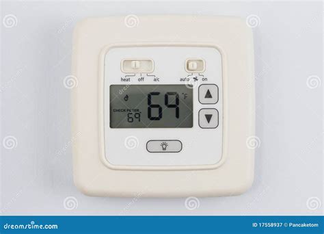 Digital Thermostat Royalty Free Stock Photography CartoonDealer Com