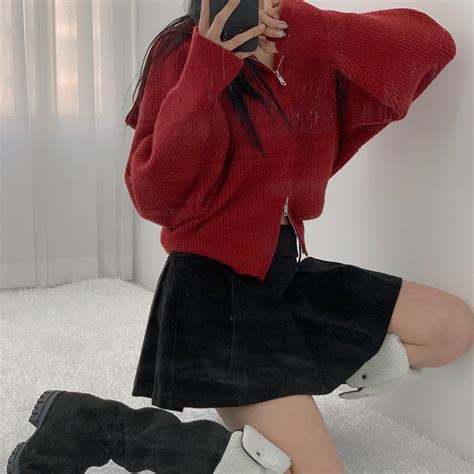 [무료배송][세일러 워머]프룻 투웨이 니트 집업 가디건 아우터 니트 가을 겨울 레이어드 베이직 깔끔