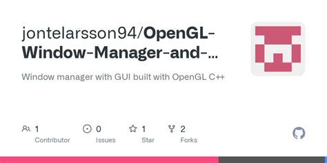 Github Jontelarsson Opengl Window Manager And Gui Window Manager With Gui Built With Opengl C