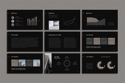Corvus Minimalist Architecture Presentation Template Behance