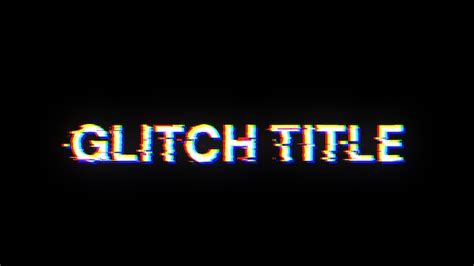 Premium Photo 3d Rendering Glitch Title Text With Screen Effects Of