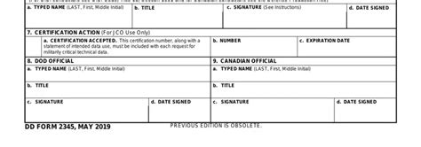 Dd Form 2345 ≡ Fill Out Printable Pdf Forms Online