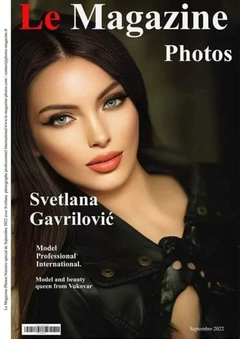 Svetlana Gavrilović International Model Croatia Perumira