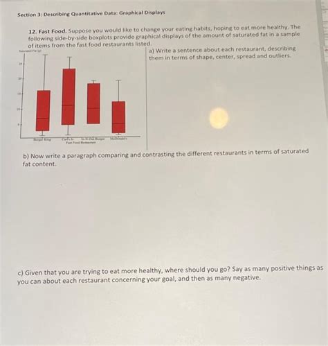 Solved Section Describing Quantitative Data Graphical Chegg