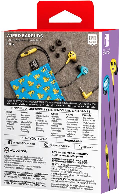 Customer Reviews Powera Wired Earbuds For Nintendo Switch Various Nshs0228 01 Best Buy