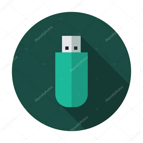 Usb Flash Memory Icon Stock Vector By ©annatroian 62430073