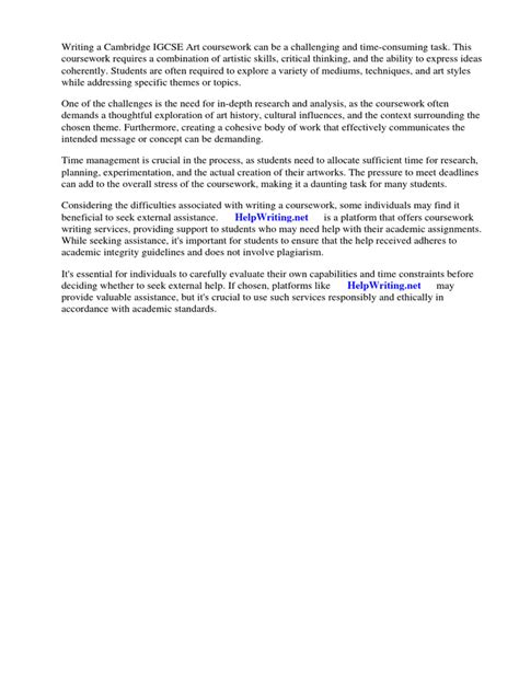 Cambridge Igcse Art Coursework Pdf Drawing Design