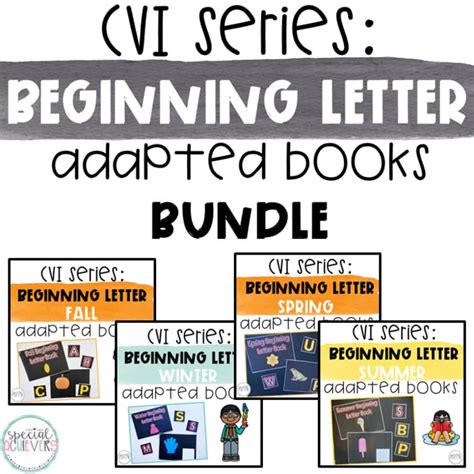 Cvi Series Beginning Letters Adapted Books Seasonal Bundle By Special