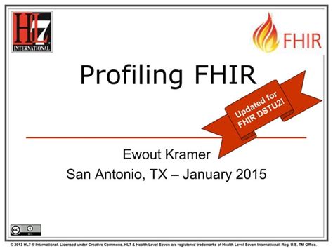 Fhir Profiling Tutorial Ppt