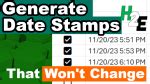 Create A Date And Time Stamp In Excel Using VBA HowtoExcel Net
