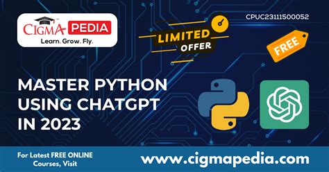 Master Python Using Chatgpt In 2023 Cigma Pedia