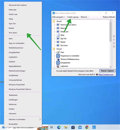 het win x menu bewerken in windows 10 zo werkt het