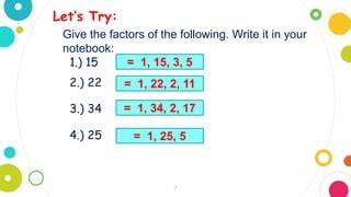 Prime Factorization Pptx