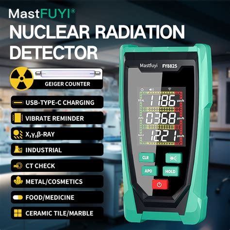 Nuclear Radiation Detector X γ β Ray Radioactivity Tester Usb Charging