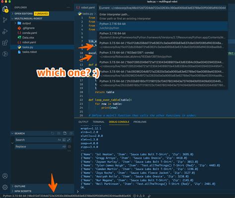 improve integration with the python extension for autocomplete when coding robots in python