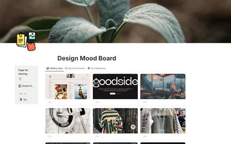 来自 Notion 的免费 作品集 模板 Notion 市集