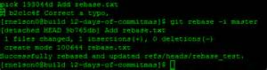 Using Git Rebase To Rewrite History Rnelson