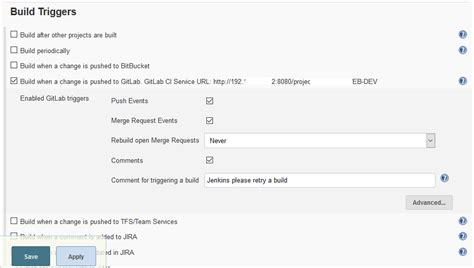Jenkins Gitlab Integration