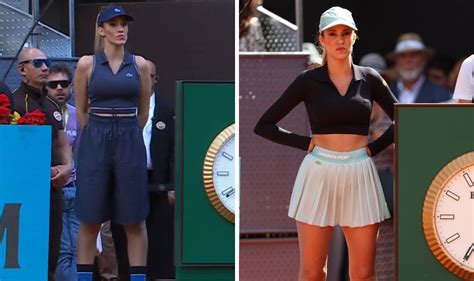Madrid Open Ball Girls Spotted Wearing New Outfits In Mens Final After