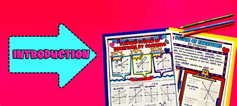System Of Equations By Graphing Guided Notes W Doodles Simultaneous Equations By Graphing