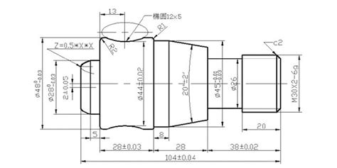 Share A Classic Cnc Machining Drawing For Shaft Alloy Wiki