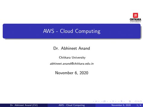 Pdf Aws Cloud Computing