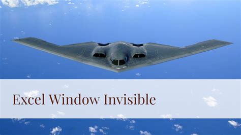 The Excel Window Becomes Invisible And You Can Not Click What Is Behind It Excel Tips