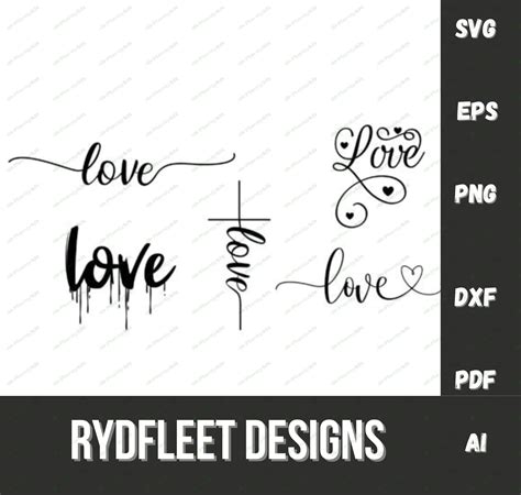 Madelyn Heart Font Cursive Font SVG DXF OTF Ttf Fonts Procreate Fonts Cricut