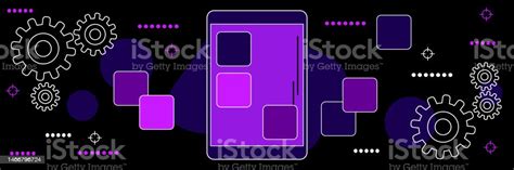 Mobile Application Development Vector Concept Stock Illustration