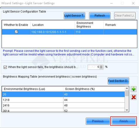 Automatic Brightness Adjustment By Light Sensor Novastar Shenzhen Verypixel Optoelectronics Co