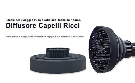 Joiyhy Diffusore In Silicone Diffusore Capelli Ricci Diffusore
