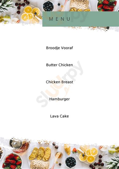De Oude Martha Menù Storms River Menu Fuudies Sluurpy