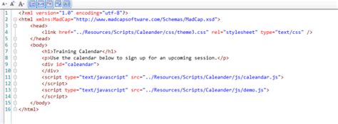 How To Add An Interactive Calendar To Html5 Outputs With Caleanderjs