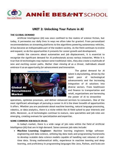 Xi Ai Unit 2 Notes Pdf Artificial Intelligence Intelligence Ai And Semantics