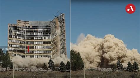 ՊՆ նախկին վարչական շենքը պայթեցվեց Youtube