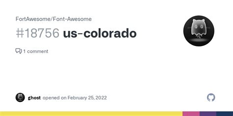 Us Colorado · Issue 18756 · Fortawesomefont Awesome · Github