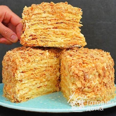 Торт Наполеон очень удачный рецепт пошаговый рецепт с фото на Готовим дома Рецепт