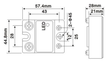 Single Phase DC DC SSR Solid State Relay DC SSR DC To DC Solid State Relay Solid State Relay SSR