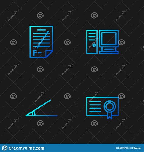 Set Line Certificate Template Acute Angle Exam Paper With Incorrect