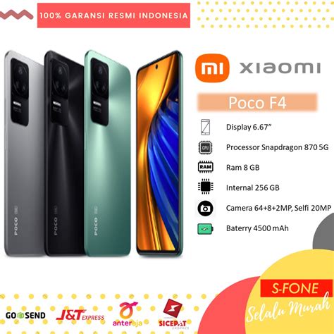 Jual Xiaomi Poco F GB GB Garansi Resmi BNIB NO REPACK Shopee Indonesia