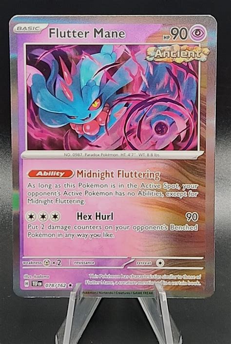 1x Flutter Mane 078 162 Pokemon Tcg Scarlet And Violet Temporal Forces