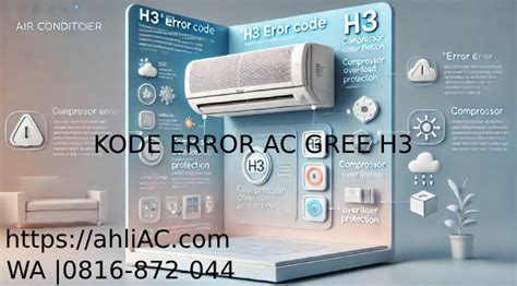 Kode Error Ac Gree H3 Penyebab And Cara Mengatasinya 0816 872 044