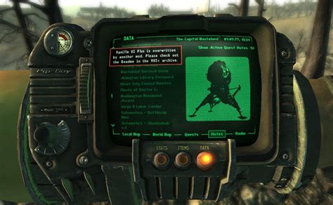 Diagnostics Image Vanilla Ui Plus Mod For Fallout New Vegas Moddb