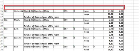 Room Book Header Problem Autodesk Community