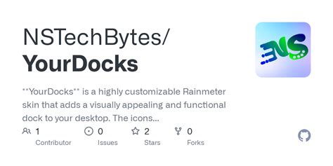 Github Nstechbytesyourdocks Yourdocks Is A Highly Customizable Rainmeter Skin That Adds