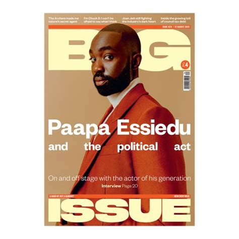 Issue 1576 Paapa Essiedu The Big Issue