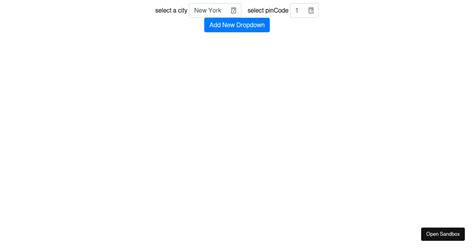 N Number Dropdown Codesandbox
