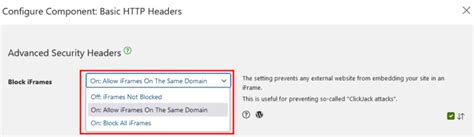 Step By Step Setting X Frame Options In WordPress Shield Security