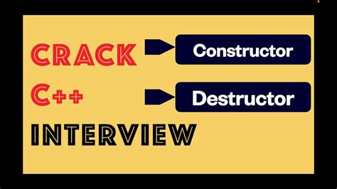Cpp003 C Interview Part3 Constructor Destructor Copy